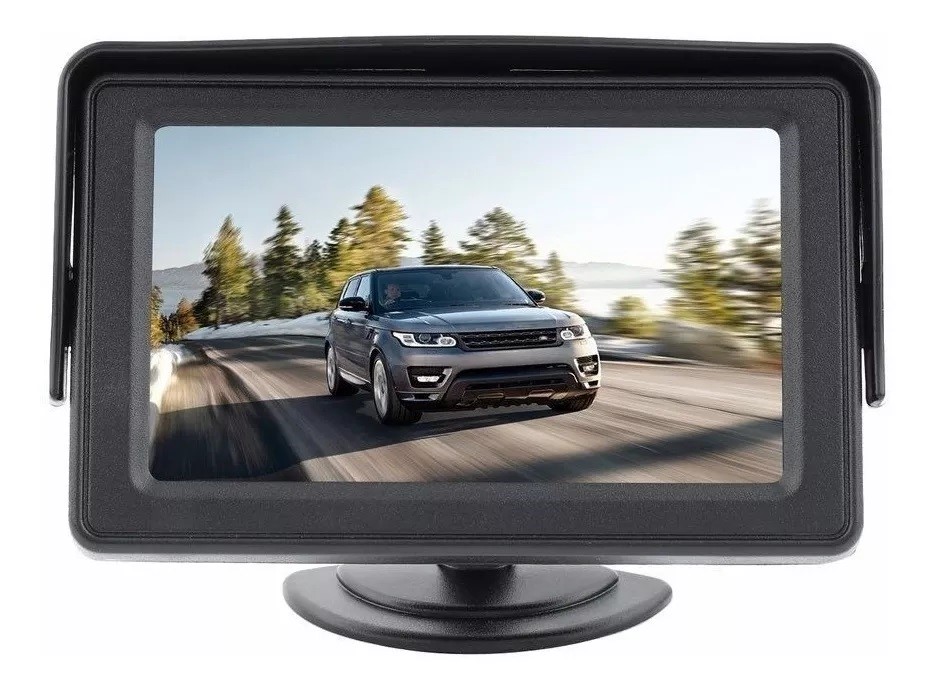 Monitor Lcd/tft De 4,3 Polegadas Tela Retrovisor P/automóvel | Shopee ...