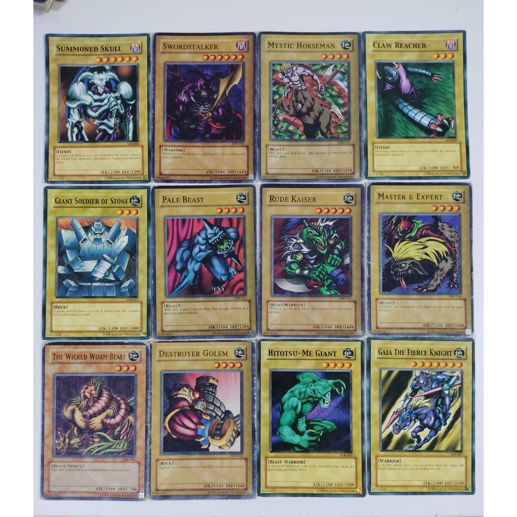1 (uma) unidade Yu-Gi-Oh Card Carta Konami Usada | Shopee Brasil