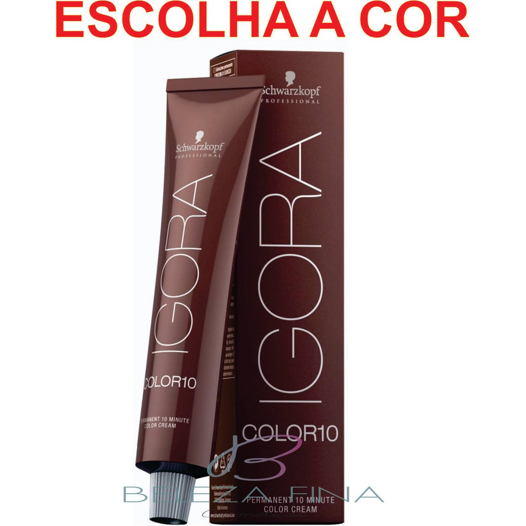 Igora Color 10 60g (escolher Cor No Anúncio) Schwarzkopf | Shopee Brasil