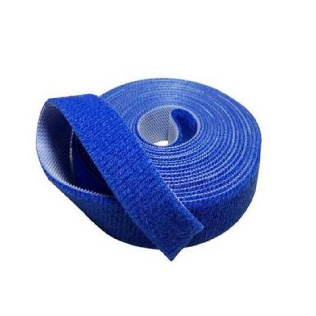Velcro Dupla Face 3 Metros Azul (1 Unidade) | Shopee Brasil