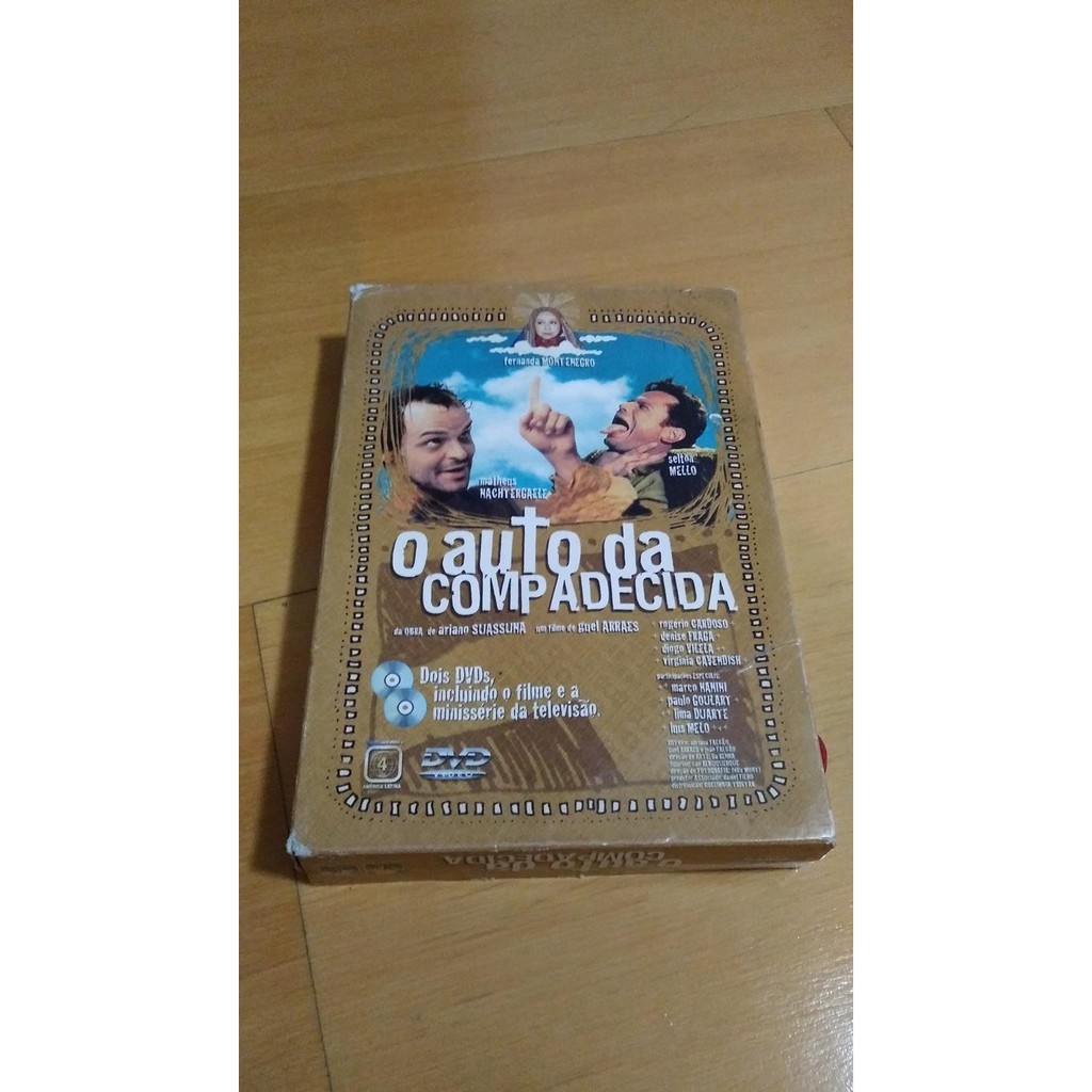 DVD Duplo Original - O auto da compadecida (minissérie + filme ...