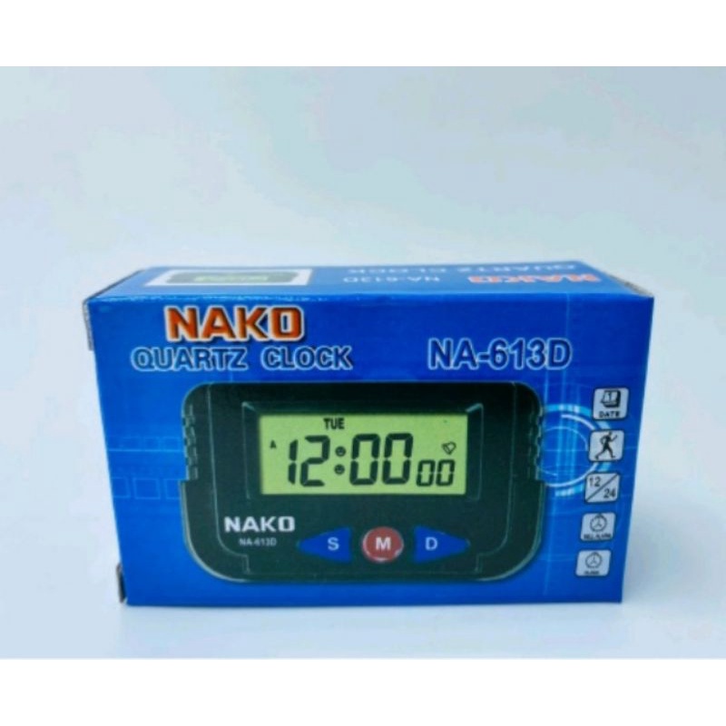 Relógio Digital Veicular Nako | Shopee Brasil