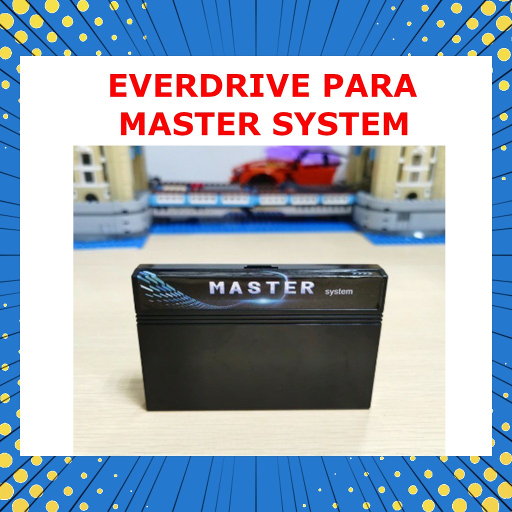 Cartucho Flashcard Master System Everdrive + Sd 8gb | Shopee Brasil