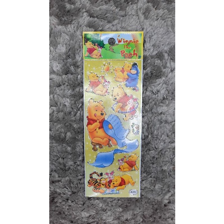 kit com 10/15 cartelas de adesivo stiker ursinho pooh - adesivos ...