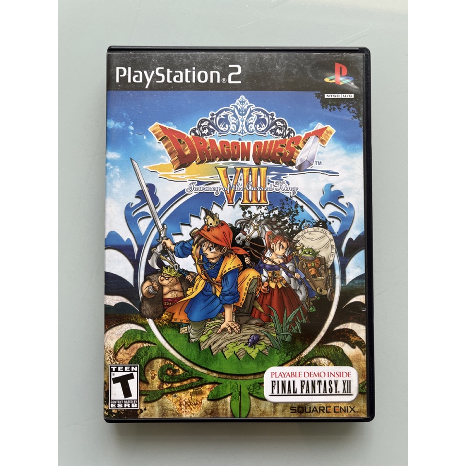Dragon Quest Viii 8 - Playstation 2 - Ps2 - Original | Shopee Brasil