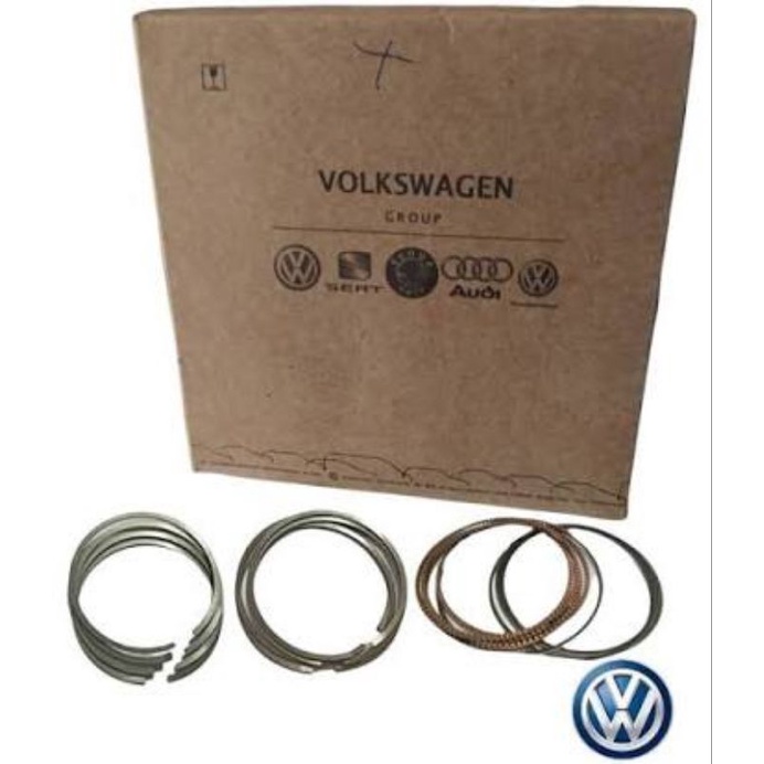 Jogo Aneis de Segmento do Pistão VW Gol Parati Saveiro Santana 1.6 1.8 ...