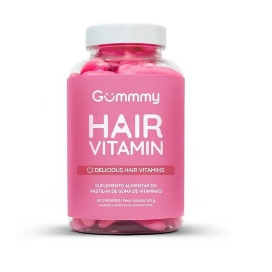Gummmy Hair Vitamin Original - 1 Pote C/ 60 Gomas - Promoção ENVIO ...