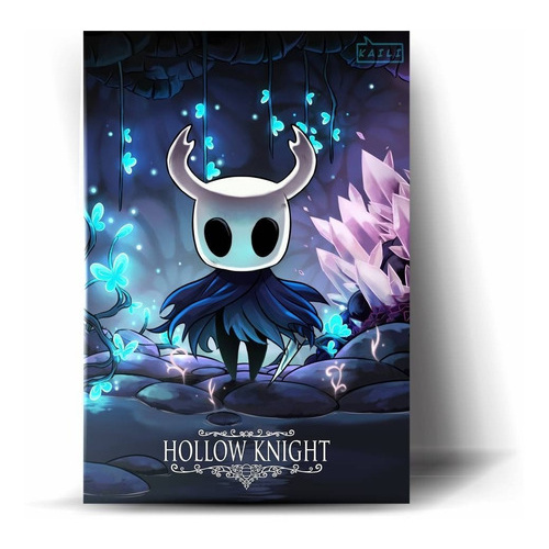 Placa Quadro Decoração Games Hollow Knight Silksong 30x40cm Shopee Brasil
