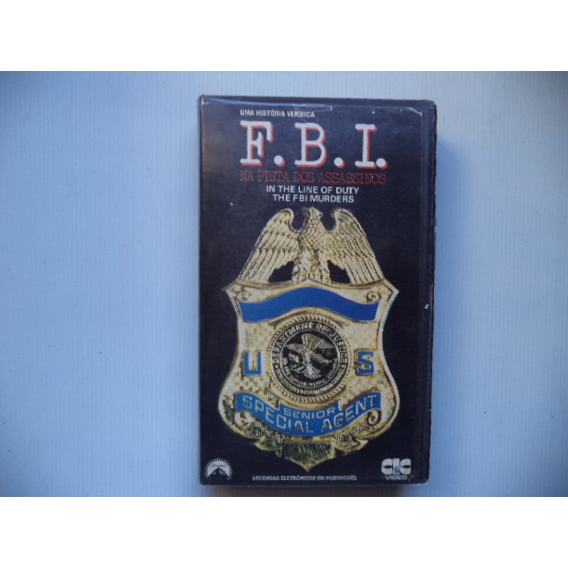 Fita Vhs FBI Na Pista dos Assassinos Orig Leg | Shopee Brasil