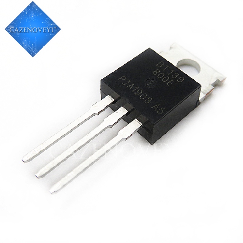 10 PCS BT139-800E BT139-800 TO-220 BT139 TRIAC Ferroviário Novo original Em Estoque | Shopee Brasil