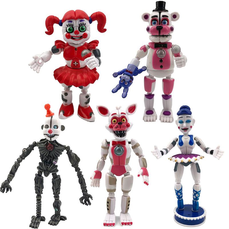 Nights Five At Freddys Light Up Action Figure Toy Set Incluindo Cinco ...