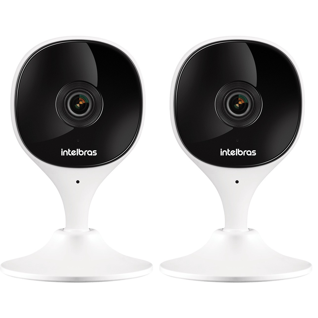 Conjunto Câmeras Intelbras IMX Duo Mibo Wifi Com Áudio Fullhd | Shopee ...