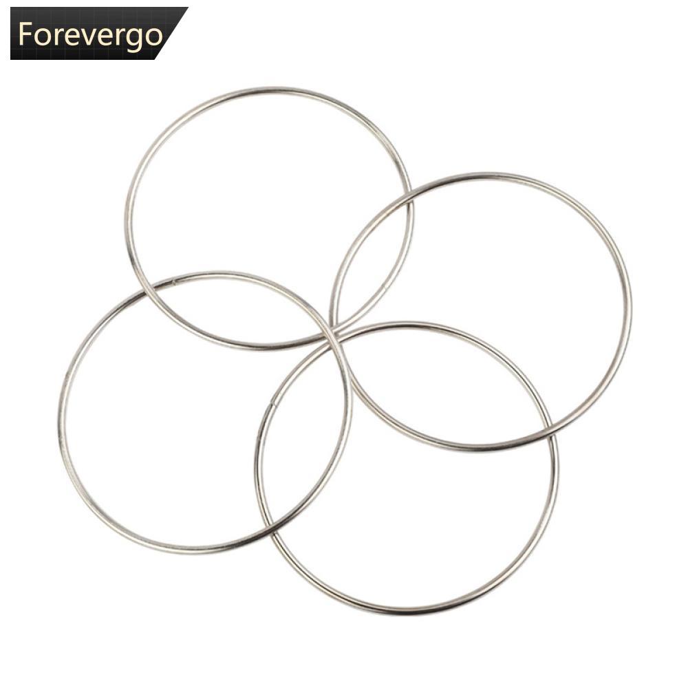 FOREVERGO 4Pcs/Set Magic Toy Metal Rings Anéis De Clássicos De Ligação ...