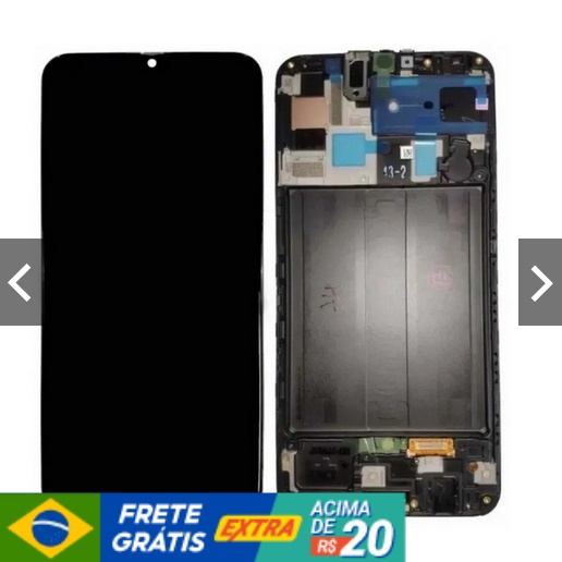 Frontal Display Tela A50 A505 C/Aro Oled A Pronta Entrega Envio Já | Shopee Brasil