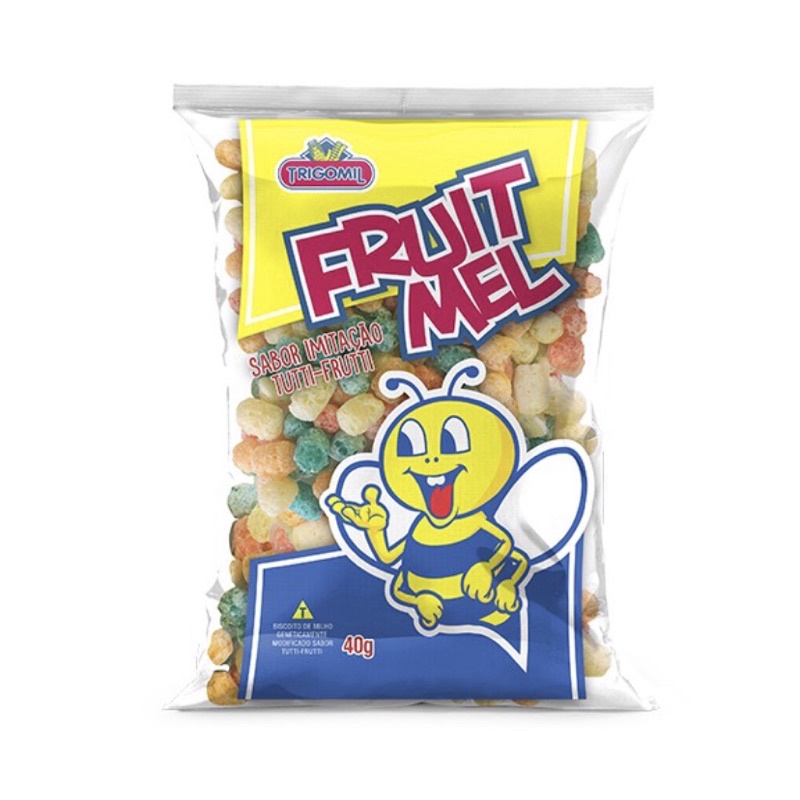 Pipoca Colorida Fruit Mel 10 Und. De 40g Cada | Shopee Brasil