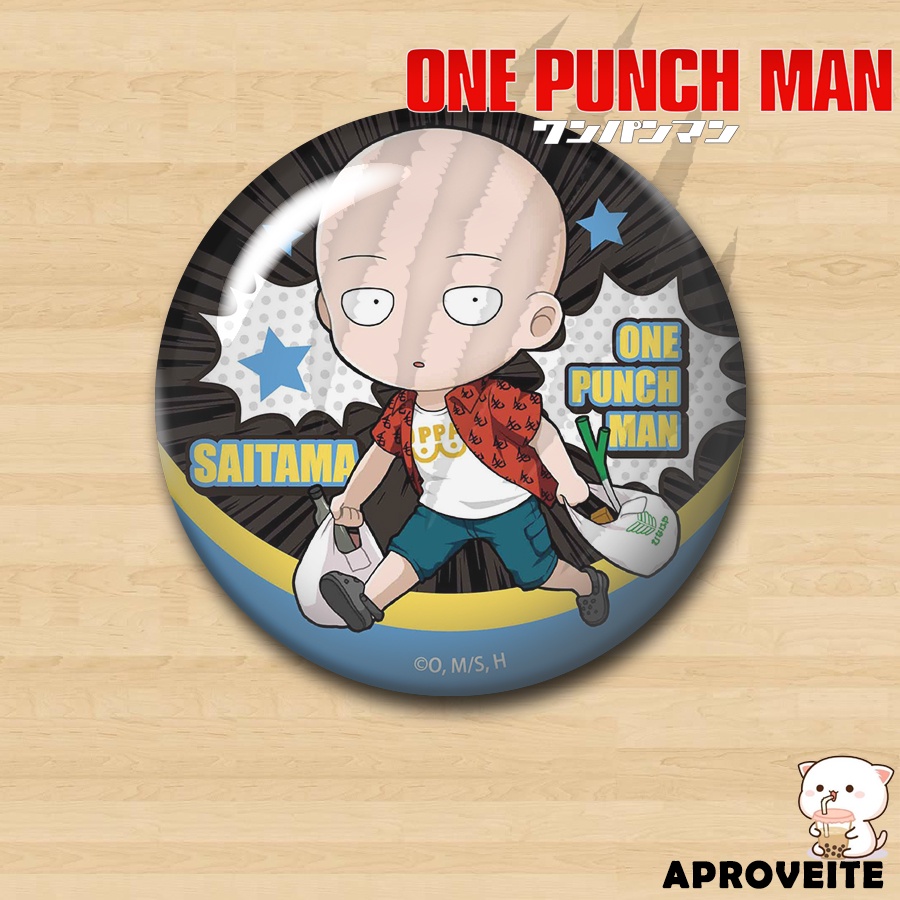 Botton anime - One-Punch Man Chibi | Shopee Brasil