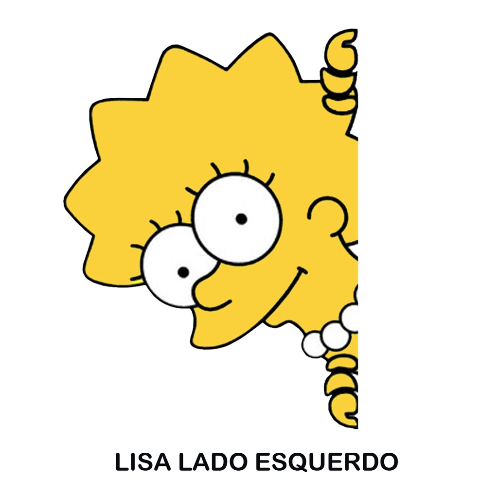 Adesivo Lisa Simpson Decorativo Janela Carro Caminhão Promo Imperdível ...