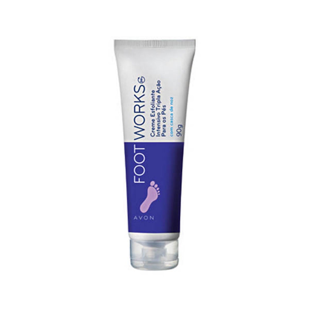 Creme para os Pés Esfoliante Intensivo 3 em 1 Avon Foot Works 90g ...