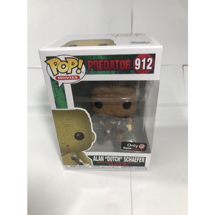 Funko Pop Alan "Dutch" Schaefer - Exclusivo Gamestop # 912 Predator ...