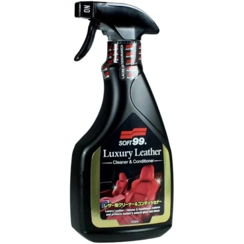 LIMPADOR E HIDRATANTE DE COURO NATURAL LUXURY LEATHER 500ML SOFT99 | Shopee Brasil