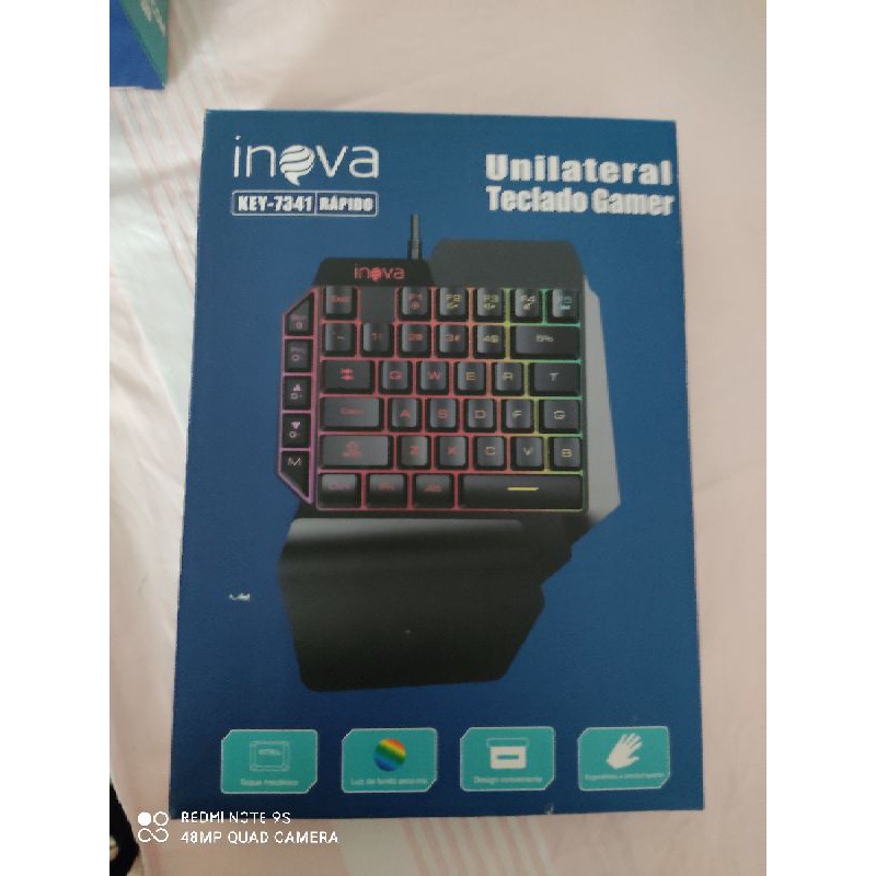 Teclado Gamer Unilateral Inova Key 7341 | Shopee Brasil