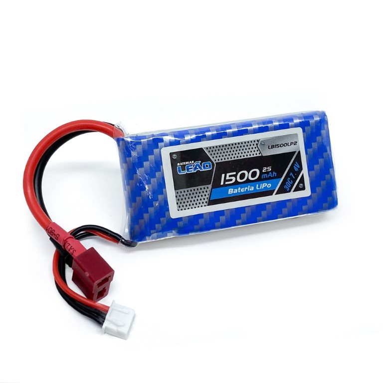 Bateria Lipo 1500mah 7.4v 2s 30c/60c Automodelos Wltoys Lanchas | Shopee Brasil