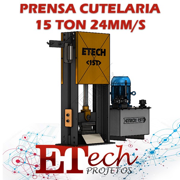 Apostila Projeto Prensa Hidráulica 15t 25mm/s Etech Cutelaria Damasco ...
