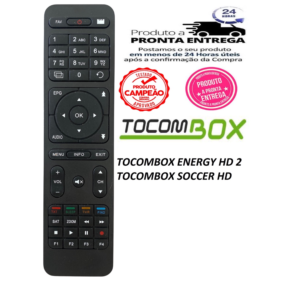 Controle Tocombox Soccer Hd pronta entrega + BRINDE | Shopee Brasil