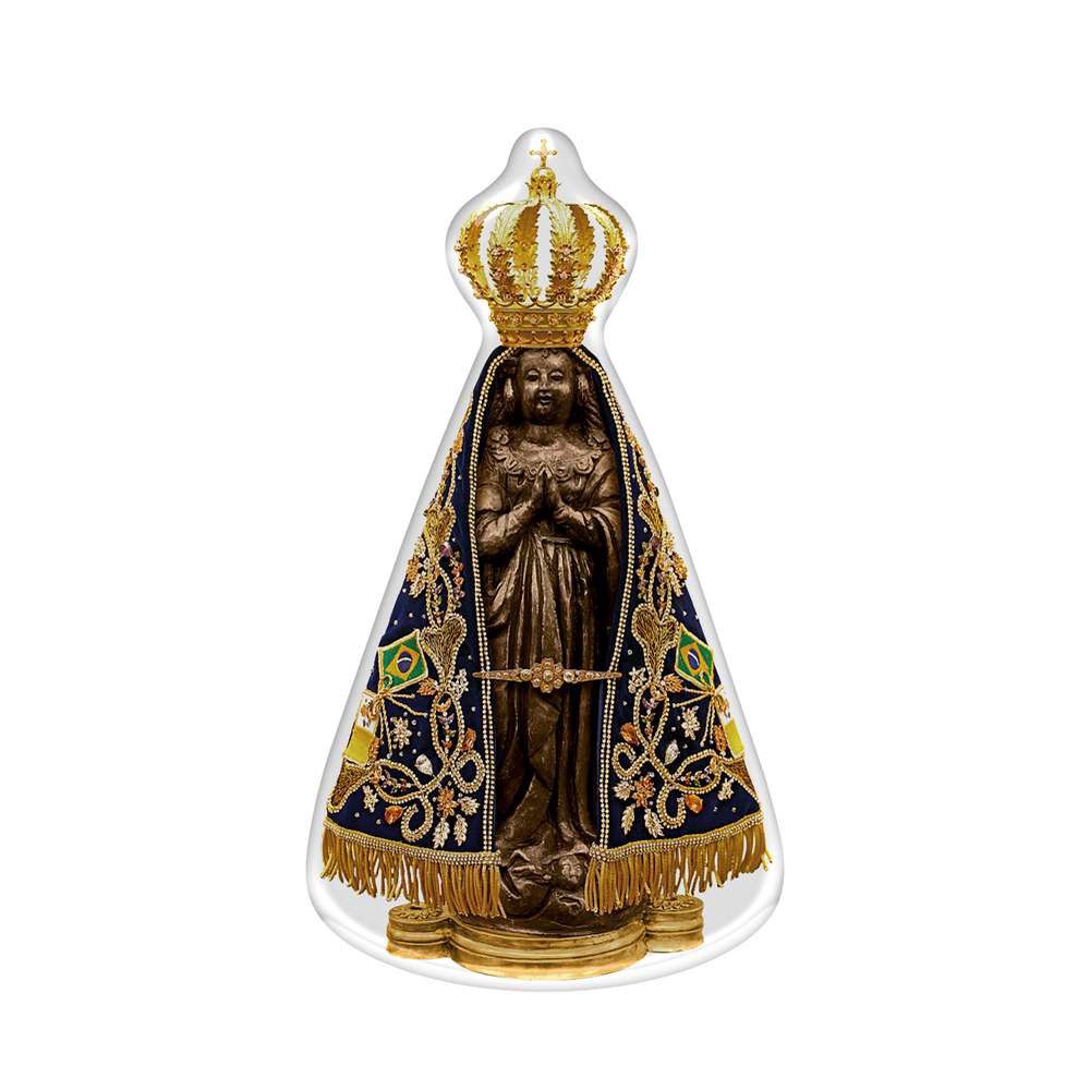Adesivo Nossa Senhora Aparecida Resinado 8cm | Shopee Brasil