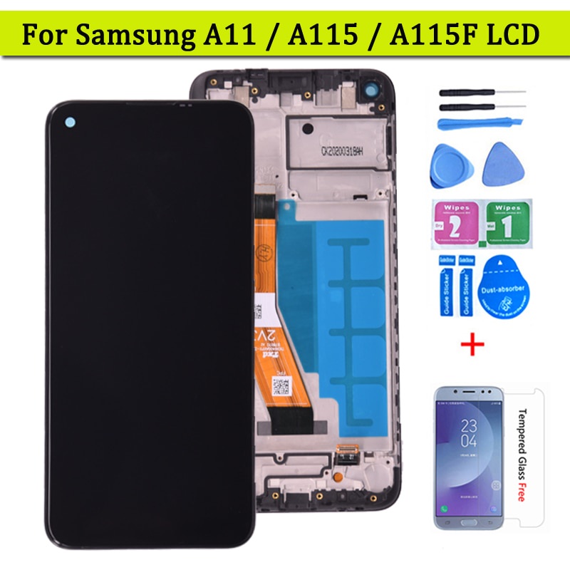 Tela Lcd Para Samsung Galaxy A11 Sm-A115F Com Tela Touch Frontal E Aro Completo Módulo Visor ...