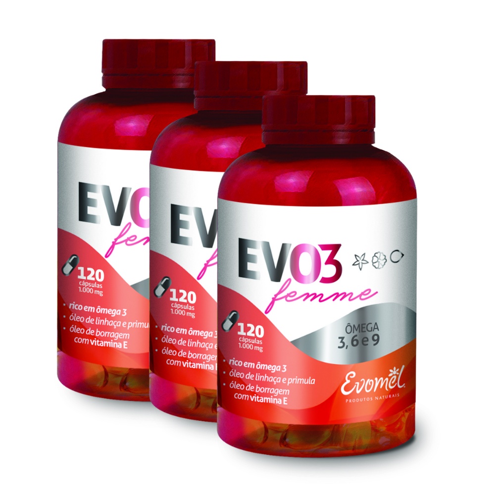 Multivitamínico Feminino EVO 3 FEMME 360 caps | Shopee Brasil