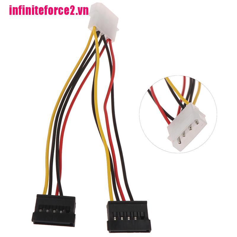 Ide Molex Cabo Dividido De Energia Do Disco Rígido Para 2 Ata Sata 4pin ...