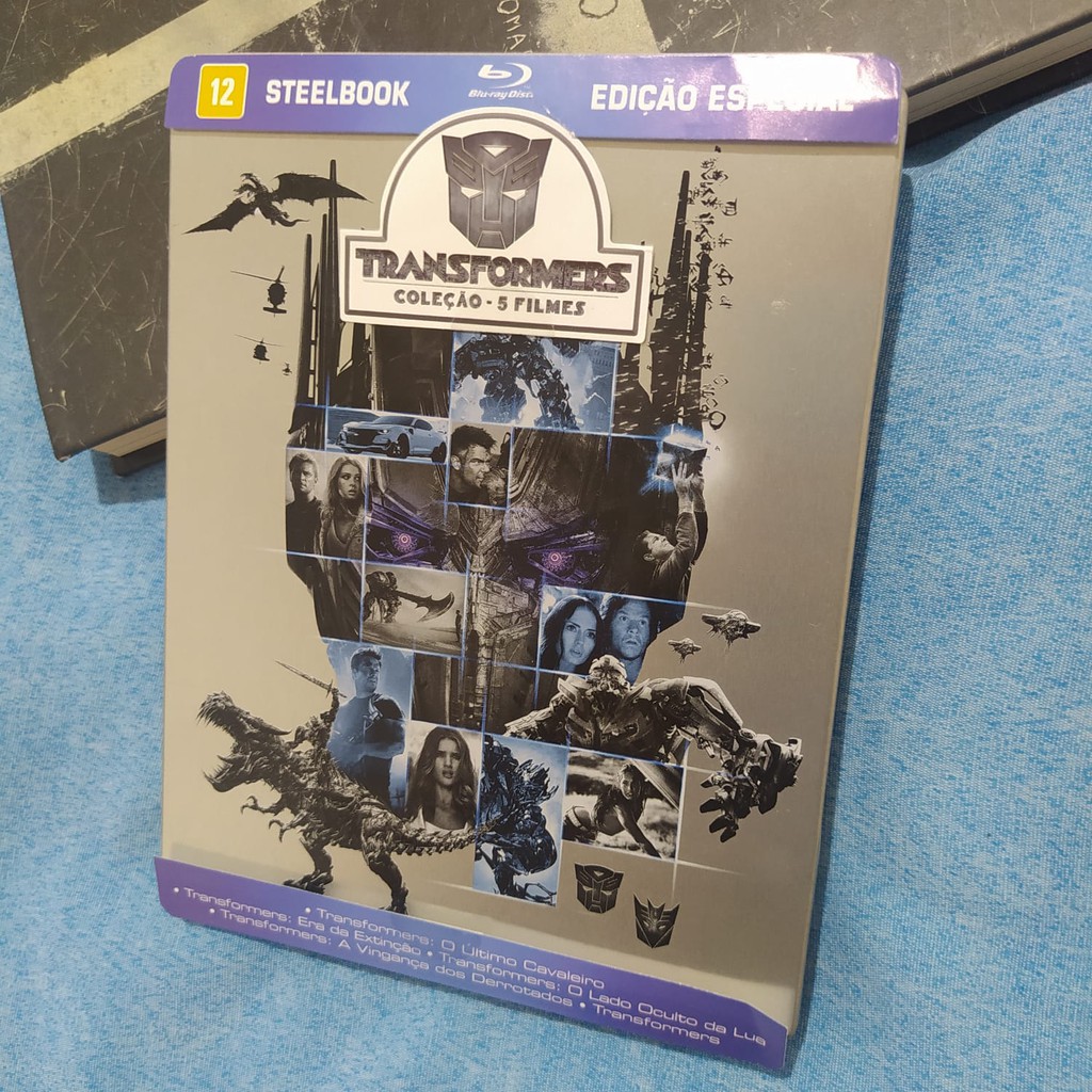 Coleção Transformers Steelbook Completo - 5 Filmes | Shopee Brasil
