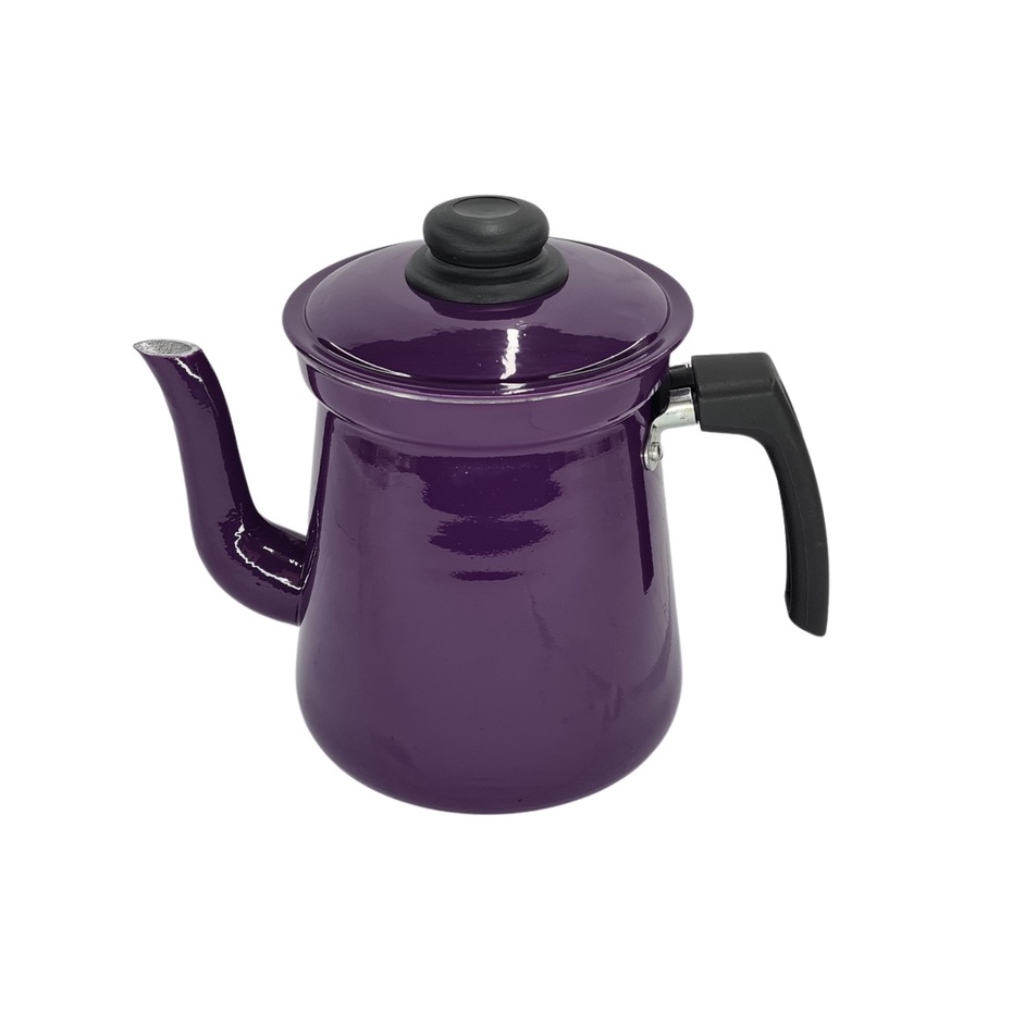 Bule em alumínio modelo Nina 1,4 litros na cor Roxa. | Shopee Brasil