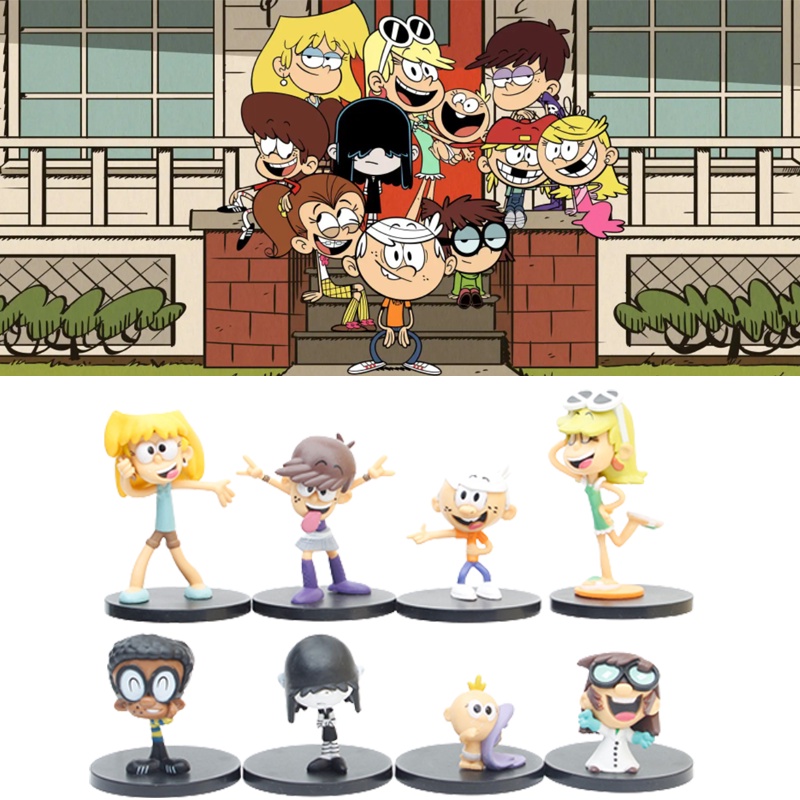 House Loud Os Personagens Em Um Conjunto De Figuras De Pvc De 5-8 Cm ...