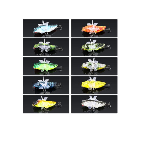 ISCA CIGARRA COM HÉLICE DUPLA E OUTRAS ISCAS TOPWATER WHOPPER POPPER ...