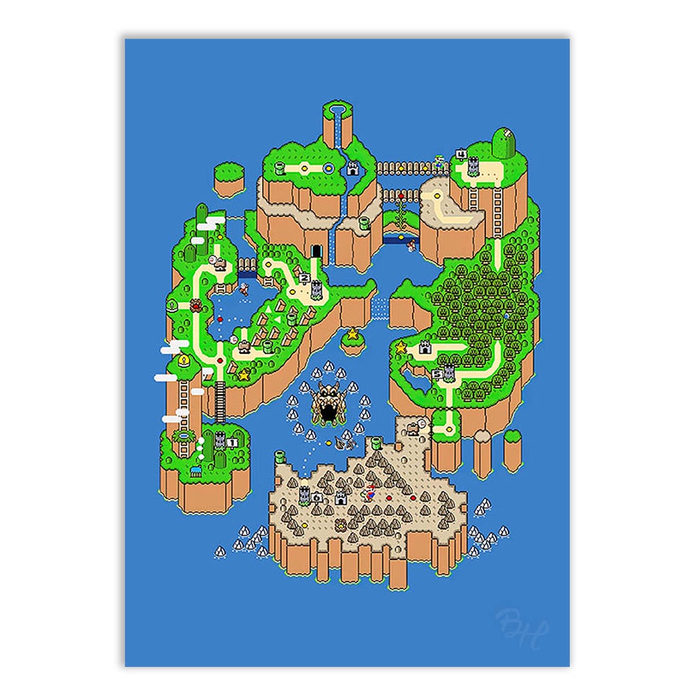 Placa Decorativa Mapa Mundi Gamer Retro | Shopee Brasil