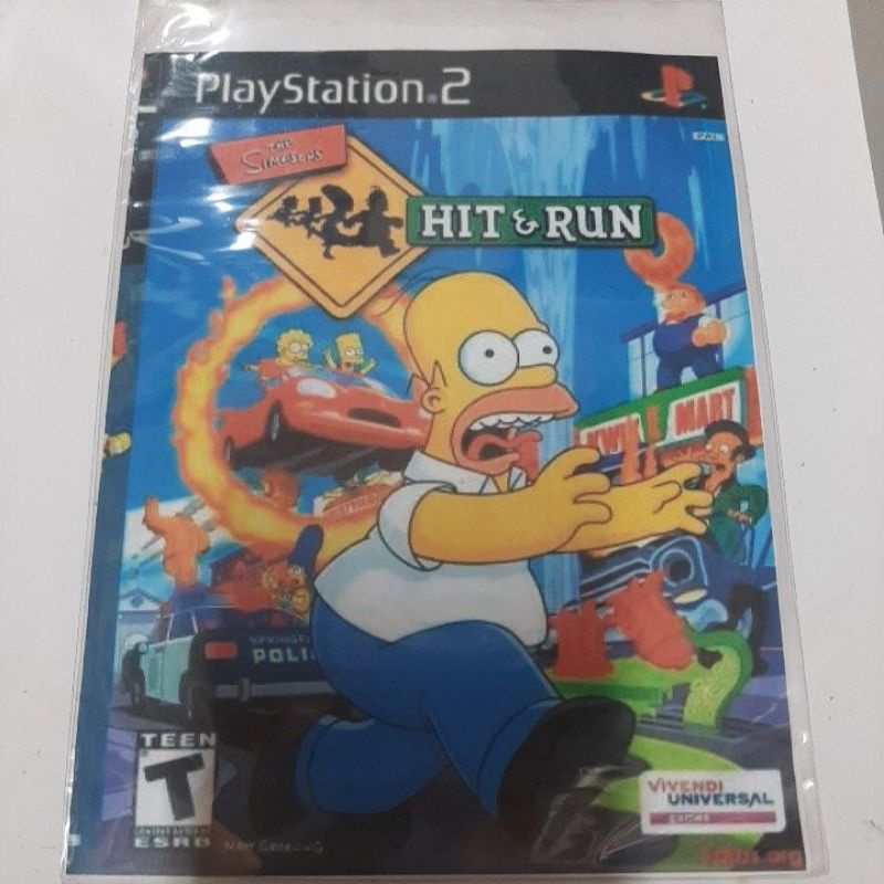 ps2 the simpsons hit e run raridade novo | Shopee Brasil