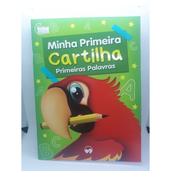 MINHA PRIMEIRA CARTILHA - PRIMEIRAS PALAVRAS | Shopee Brasil