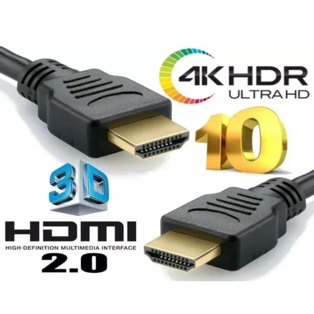 Cabo Hdmi 1,5Mt Smart TV Monitor Gamer Ps3 Tv Xbox Ps4 Full Hd 4K | Shopee Brasil