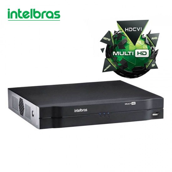 Gravador digital de vídeo 4 canais MHDX 1204 Intelbras | Shopee Brasil