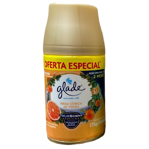 Refil Odorizador Glade Automatic Brisa Cítrica de Verão 269ml | Shopee ...
