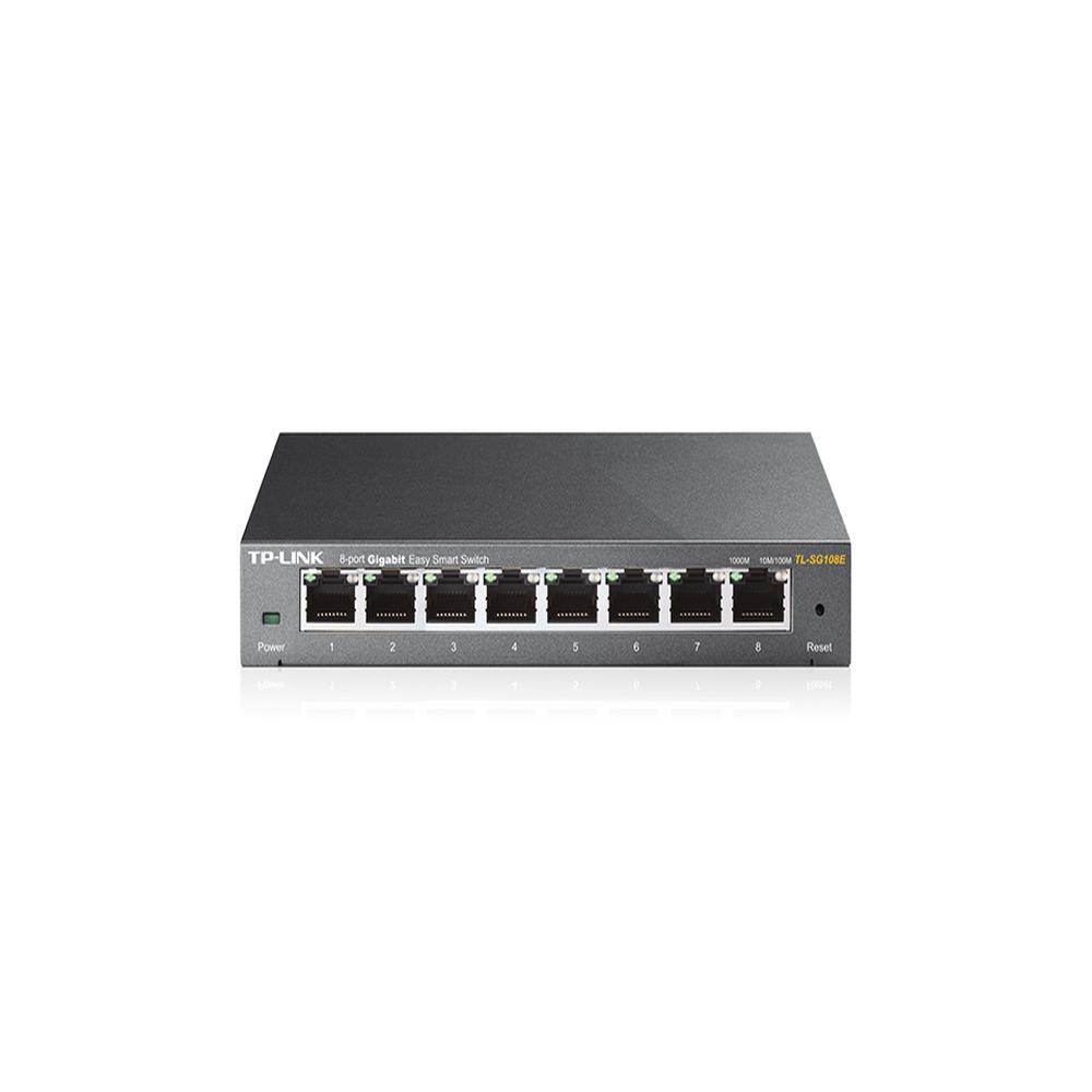 Switch TP-Link TL-SG108E Easy Smart Gigabit 8 Portas | Shopee Brasil