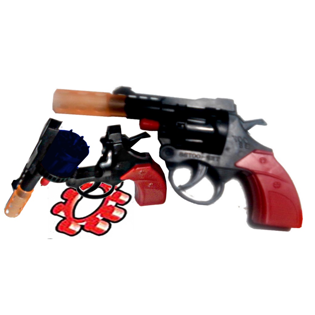 Arminha De Brinquedo Super Cap Gun Tkp 007 Plástico - Escorrega o Preço