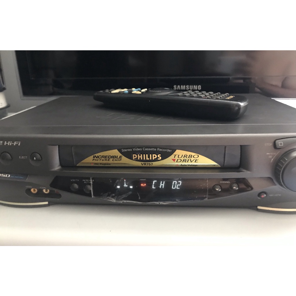 Video Cassete Philips Vr757 6 Cabeças Estéreo Hifi | Shopee Brasil