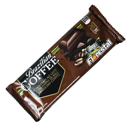 Barra de Chocolate BRAZILIAN COFFEE em tablete sabor Chocolate Ao Leite ...