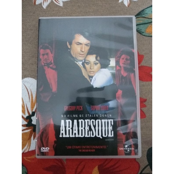 DVD Filme Arabesque - Gregory Peck - Sophia Loren - Legendado - Ótimo Estado | Shopee Brasil