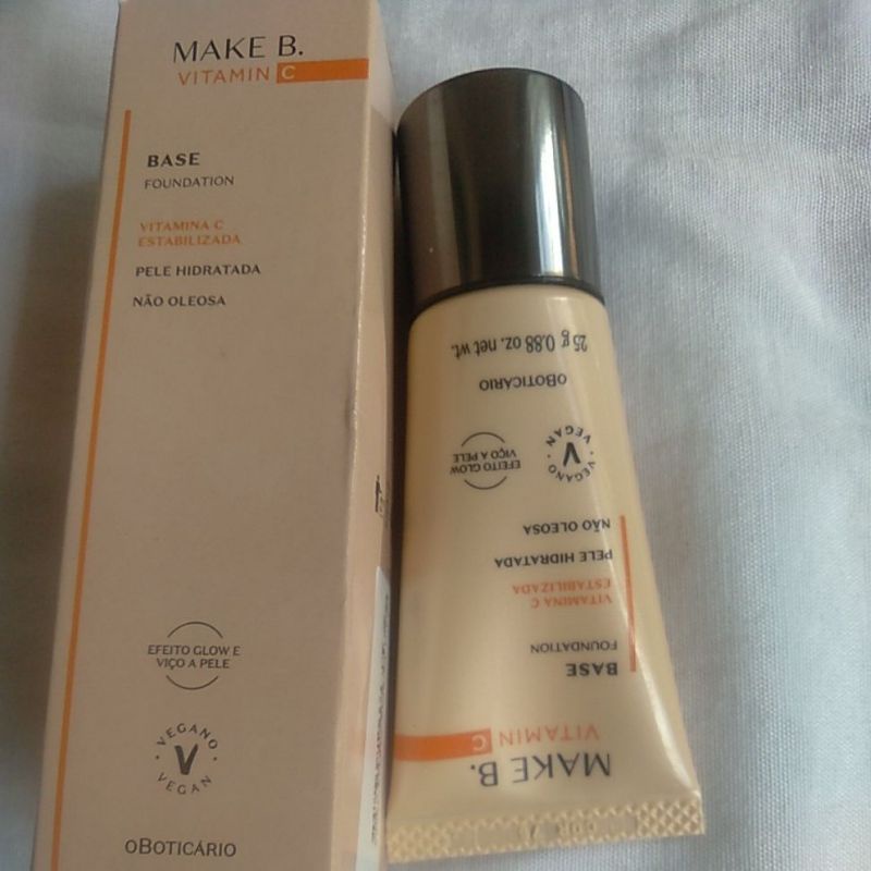 BASE MAKE B. VITAMIN C O BOTICÁRIO | Shopee Brasil
