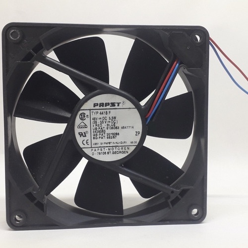 Cooler Fan Papst 48v 5.5w 120x120x25mm 2 Fios | Shopee Brasil