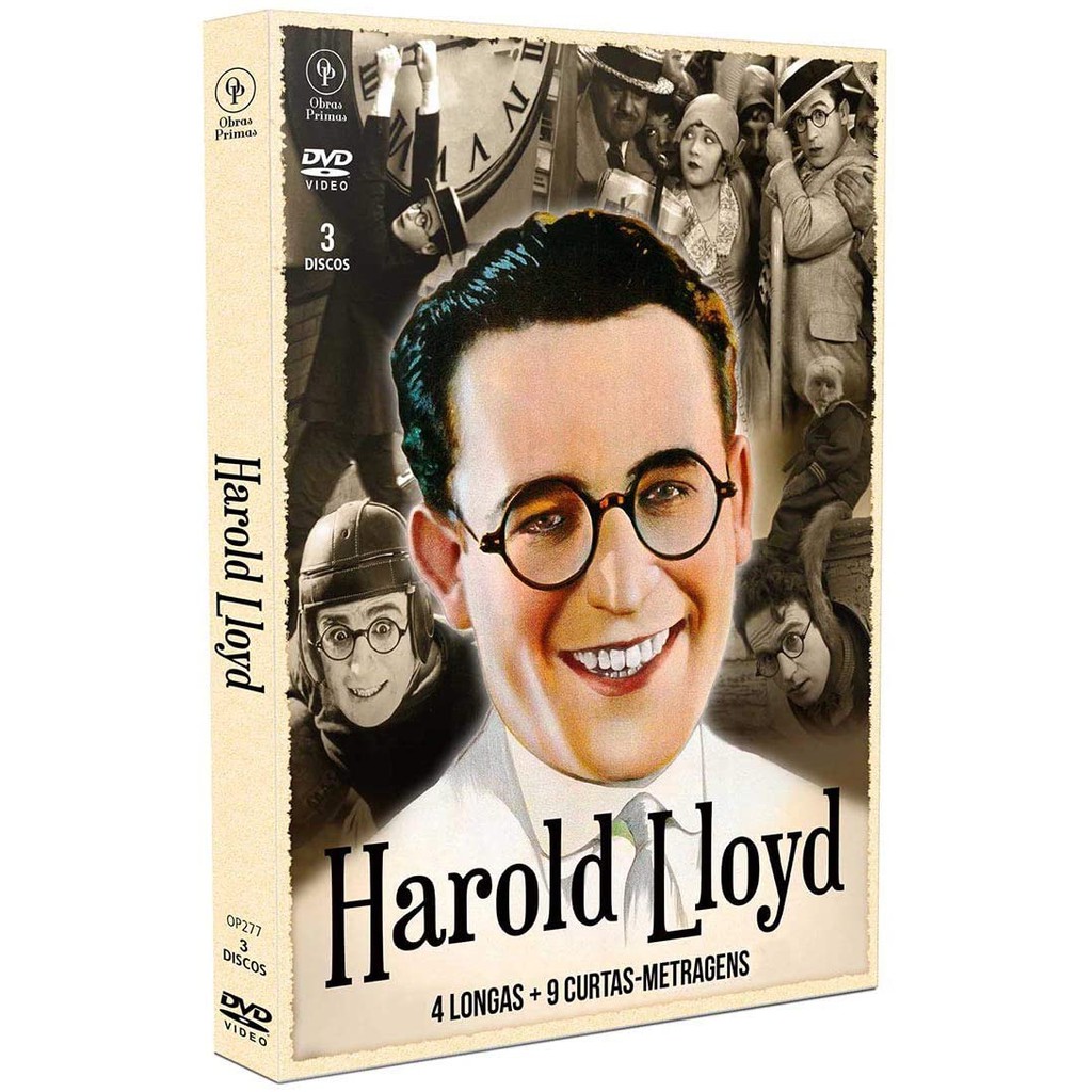 Dvd: Harold Lloyd (Ator) - Digistack Com 3 Discos - Original e Lacrado ...